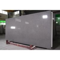 China Polished 3200*1600MM Grey Engineered Artifical Quartz Slab Countertop Customized Thickness for sale