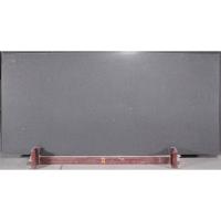China 12MM Iron Grey Glass Quartz For Non Slippery Indoor Floor Tiles for sale