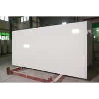 China Heat Resistant Gray Quartz Stone Table Top 3200x1600mm Easy Clean Polished for sale