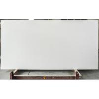 China Solid 3200*1600MM White Glass Quartz With Kitchen Countertops for sale