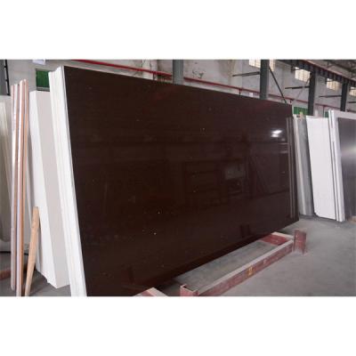 China Solid Surface Artificial Quartz Grain Stone Kitchen Countertop 3000x1500mm for sale