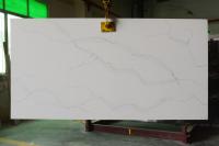 China Polished Artificial Quartz Stone Slab 3200mm Length for Countertops and Table Tops for sale