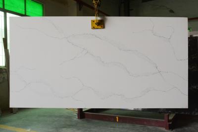 China Polished Artificial Quartz Stone Slab 3200mm Length for Countertops and Table Tops for sale