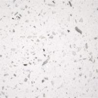 China Waterproof 18MM White Glass Quartz With Kitchen Bathroom Vanity Top for sale