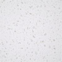 China Polished Cut to Size 12mm Super White Glass Quartz Floor Tile for Shower Stall for sale
