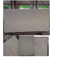 China 15MM Calacatta Quartz Stone With Washed Veins Pattern Or Vanitytop for sale