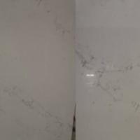 China 15MM Calacatta Quartz Stone With Washed Veins Pattern Or Vanitytop for sale