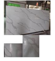 China 3200x1600MM Calacatta Quartz Surface Stone For Kitchen Countertops for sale