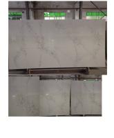 China White Stellar 20MM Calacatta Quartz Stone For Countertop Table Top for sale