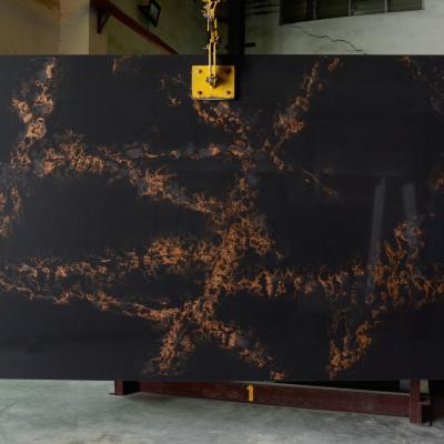China Polished Artificial Quartz Stone Wall Cladding 6mm 30mm Thickness for Interior Design for sale