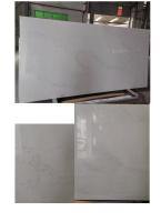 China Marble Imitation White Calacatta Quartz For Bathroom Vanity Top for sale