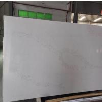 China Marble Imitation White Calacatta Quartz For Bathroom Vanity Top for sale