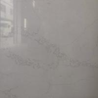 China Marble Imitation White Calacatta Quartz For Bathroom Vanity Top for sale