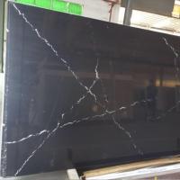 China 2.2g/cm2 White Veins Calacatta Quartz Stone  For Bartop for sale