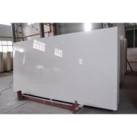 China 20MM Creamy White Glass Quartz for Bathroom Vanity Top - 3000x1500mm Size, 49kg/㎡ Weight, Anti-Porous Surface for sale
