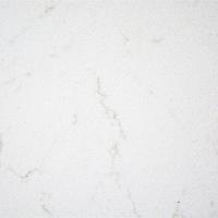 China 7.5Mohs White Carrara Quartz Stone Slab 3000x1500mm for Living Room Floor Tiles for sale
