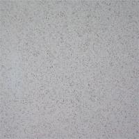 China Kitchen Countertop 20MM Monochrome Pebble Texture Grey Quartz Stone for sale