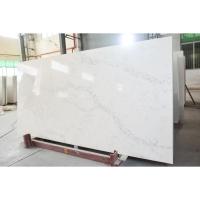 China 15MM White  Veined White Quartz Stone Calacatta For Wall Panel for sale
