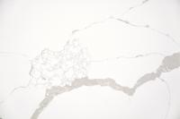 China Engineered White calacatta quartz kitchen countertops SGS for sale