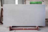 China Artificial Carrara White Quartz Stone 93% Quartz Hardness 7 Mohs for Kitchen Countertop Island for sale