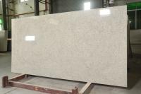 China Polished Quartz Marble Engineered Stone Vanity Top 3250x1850x20mm for sale