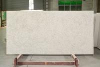 China Polished Quartz Marble Engineered Stone Vanity Top 3250x1850x20mm for sale