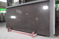 China Beige Artificial Quartz Stone Table Top 2.45g/cm³ Density with 15-Year Warranty in 6-30mm Thickness for sale