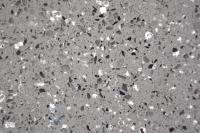China Easy Clean Light Color Glass Quartz Stone Sheet For Kitchen Countertop for sale