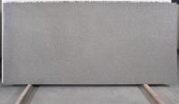 China Easy Clean Light Color Glass Quartz Stone Sheet For Kitchen Countertop for sale