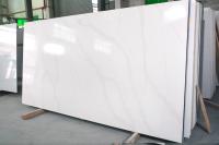China SGS Certificate Calacatta Artificial 93% Quartz Stone Sheet For Kitchentop for sale