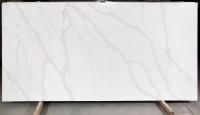 China SGS Certificate Calacatta Artificial 93% Quartz Stone Sheet For Kitchentop for sale