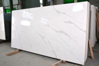 China Engineering Artificial Quartz Slab Countertops Calacata 20mm 30mm for sale
