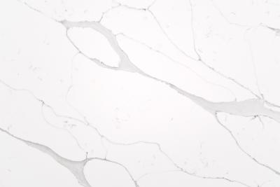 China White Artificial Calacatta Quartz Stone Slab NSF Certificated For Benchtop for sale