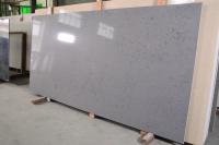 China Hight Light Grey Customized Quartz Laminate Sheets 3200*1600*20MM for sale