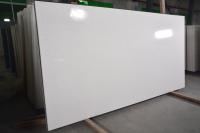China No Scratch 7 Mohs Hardness Engineered Quartz Benchtops Decoration White Color for sale