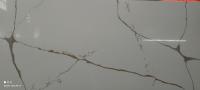 China Nsf Artificial Calacatta Quartz Stone For Kitchen Bathroom Commercial Countertops for sale