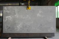 China Marble Grey Quartz Stone Kitchen Island Worktops Leather Surface for sale