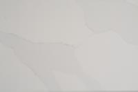 China 6.5Mohs White Calacatta Quartz Kitchen Tops Solid Surface 3000*1600 for sale