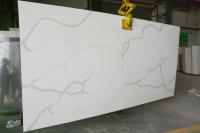 China White Calacatta Quartz Stone Kitchen / Bathroom Countertop for sale