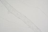 China Artificial Polished White 3200*1600MM Calacatta Quartz Stone for sale