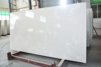 China High Ridigity White Calacatta Artificial Quartz Slab Benchtop Hotsaling for sale