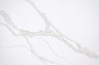 China White Calacatta Engineered Quartz Kitchen Worktop 3200x1800x30mm NSF Certified for sale