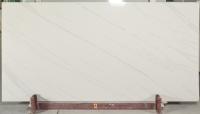 China White Anti Skid Artificial Quartz Stone Table 6.5 Mohs Hardness Wear Resistant 3000x1400mm for sale