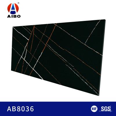 China Strong Weather Resistant Calacatta 3000*1500 Artificial Quartz Stone for sale