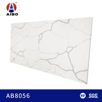 China White Calacatta Quartz Stone Kitchen / Bathroom Countertop for sale