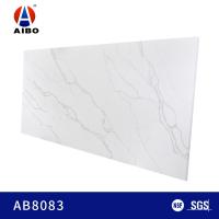 China 3000x1600mm White Calacatta Quartz Stone Vanity Top - Non-Porous Surface in 6-30mm Thickness for sale