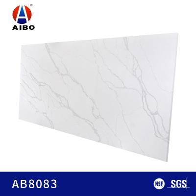 China 3000x1600mm White Calacatta Quartz Stone Vanity Top - Non-Porous Surface in 6-30mm Thickness for sale