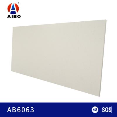 China Non Porous 18MM Kitchen Countertop White Carrara Quartz Stone for sale