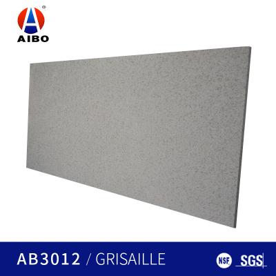 China 20mm High Tenacity Grey Quartz Countertop Slabs | 93% Quartz Engineered Stone | 7 Mohs Hardness for sale