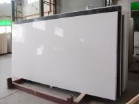 China Engineered Super White Artificial Quartz Slab For Kitchen Countertop Vanity Top for sale